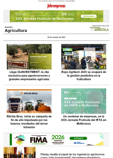 Fira de Lleida lanza la nueva feria Agrobiotech Innovation Forum 2025 - Agricultura