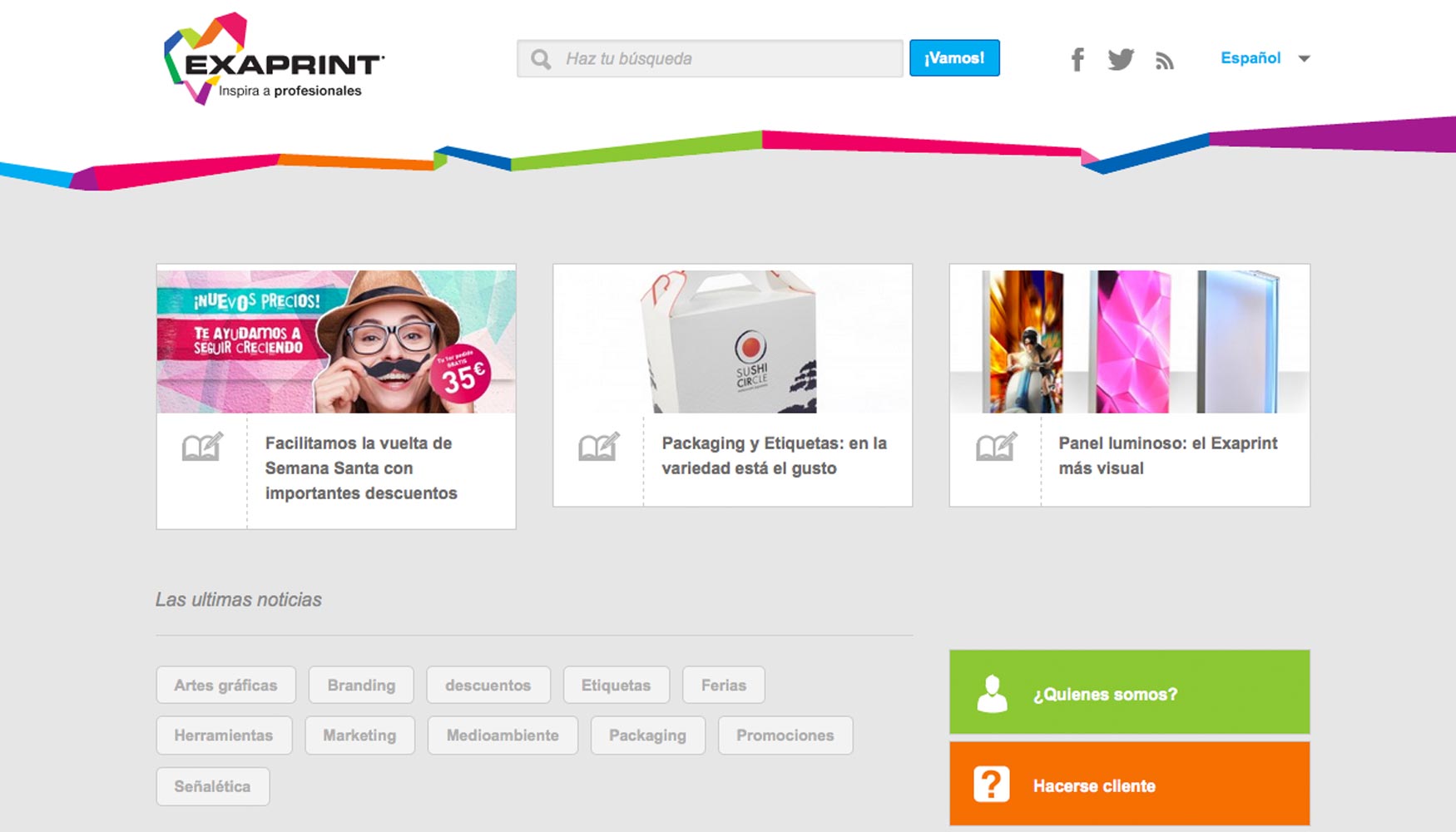 Exaprint estrena blog - Gráficas