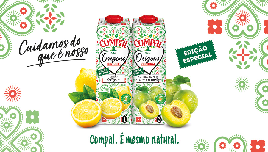 Novos Compal Origens: Limão do Algarve e Ameixa Rainha Claúdia do ...