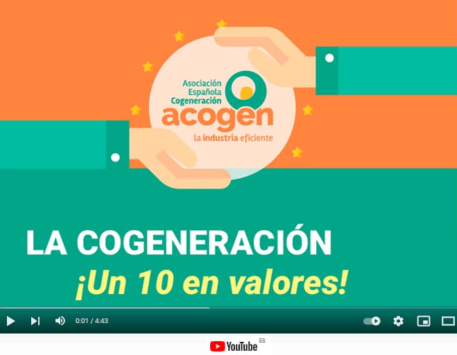 La Cogeneración: ¡Un 10 en valores! - Energías