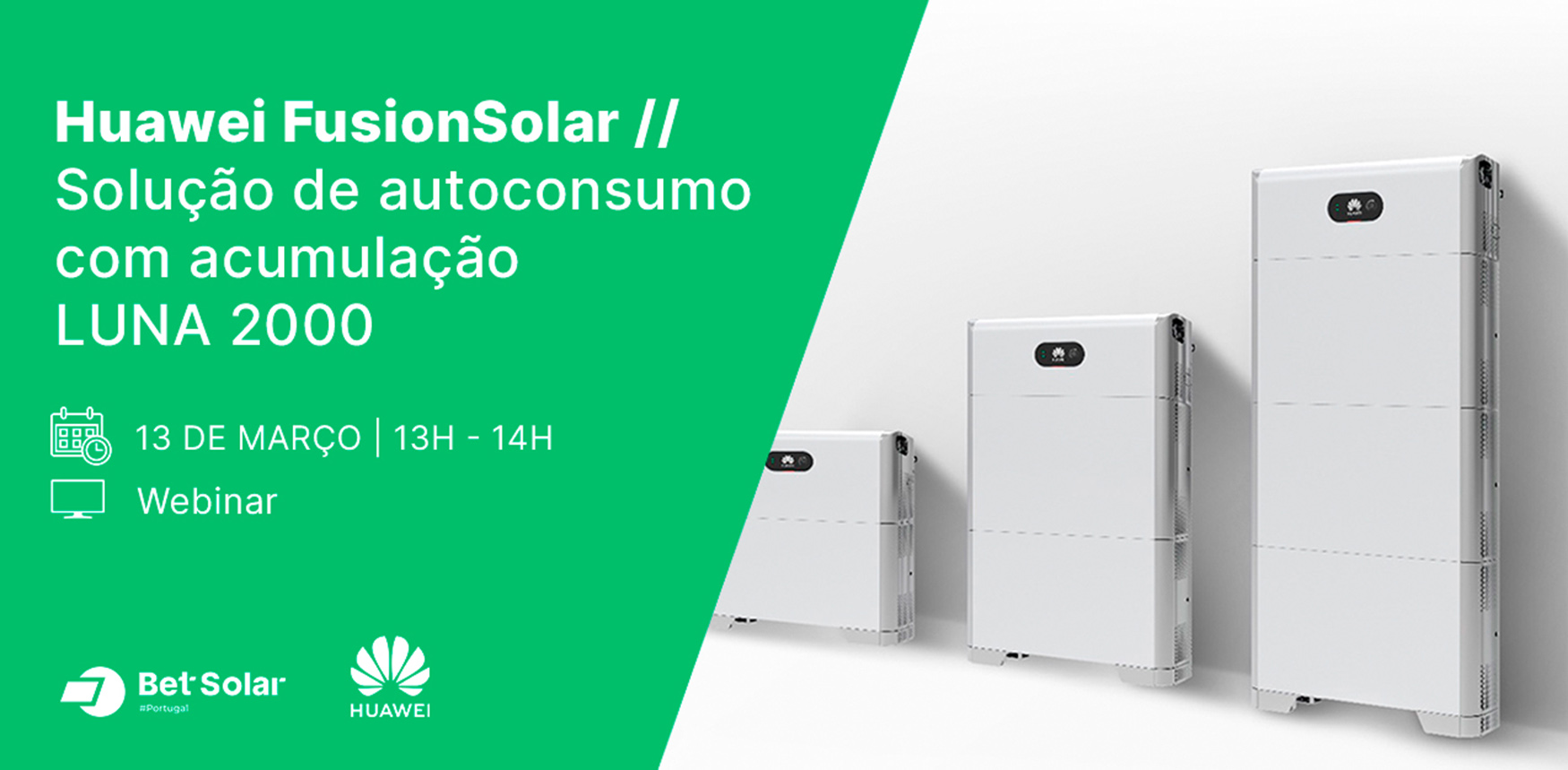 Huawei com formação FusionSolar LUNA 2000 - O Instalador - Informação ...