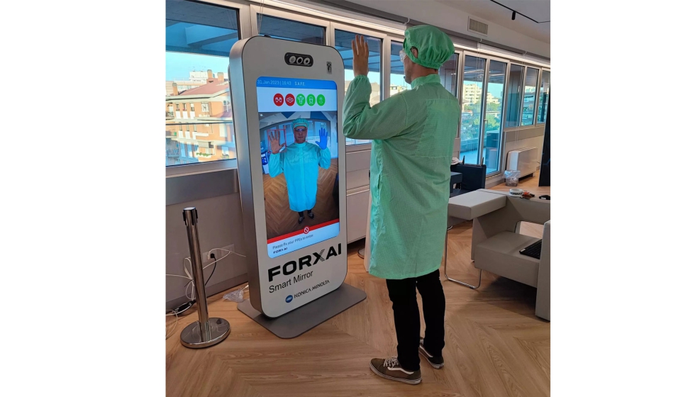 Forxai Mirror de Konica Minolta, un espejo con IA que detecta fallos en ...